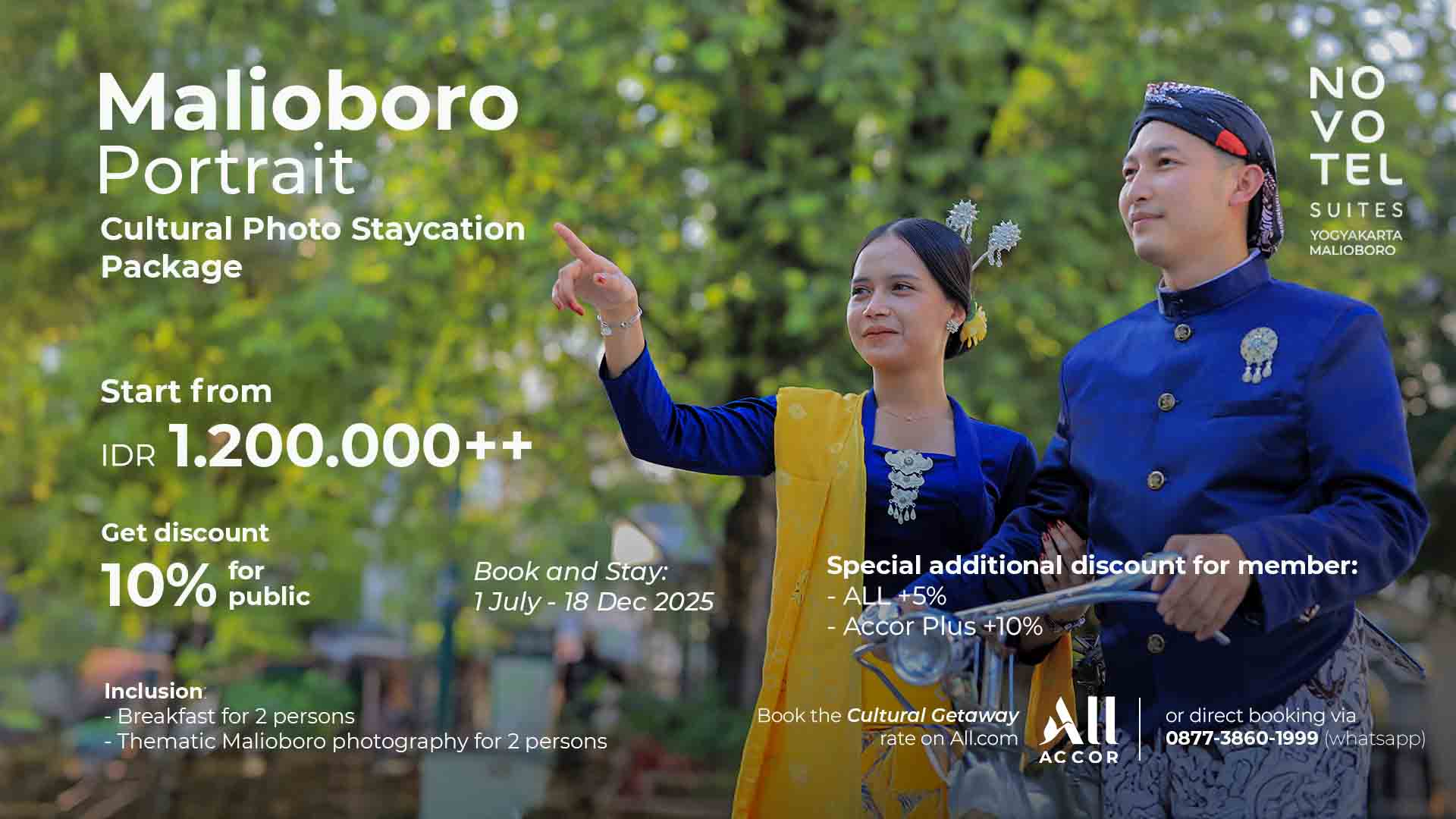 Paket “Malioboro Portrait”: Staycation Budaya dengan Fotografi di ...